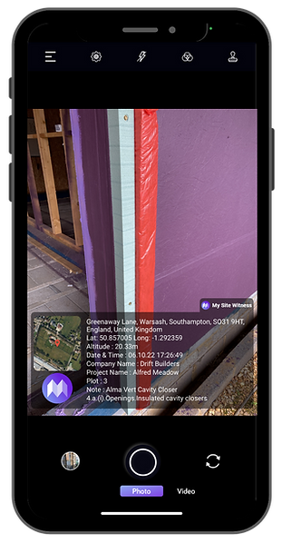 Part L Photo Evidence App | My Site Witness