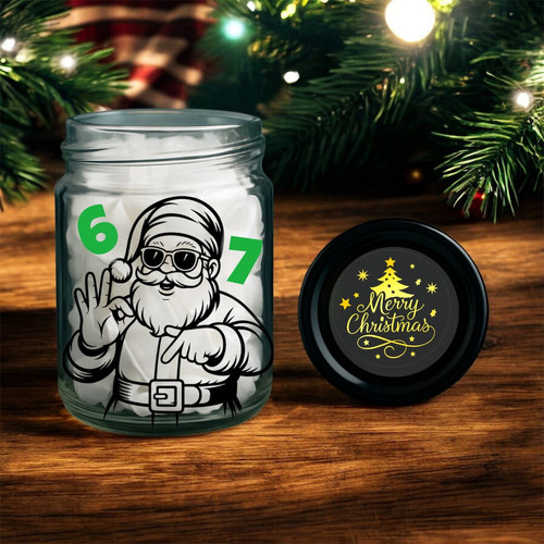 6-7 Meme Christmas Gift Jar – Fill Yourself | Kara Creations