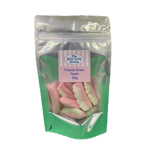 Freeze Dried Teeth 50g | thejollylollytrolley
