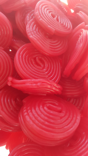 UK Cherry Wheels 100g | thejollylollytrolley