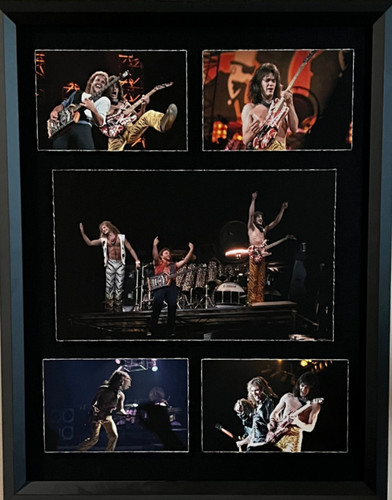 Van Halen Collage 1984 33x42 framed size only | Classic Rock Concert