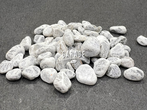 Light Grey Natural Pebbles | Stone Garage