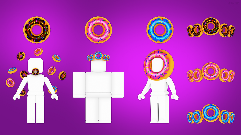 Roblox UGC Donut Accessories