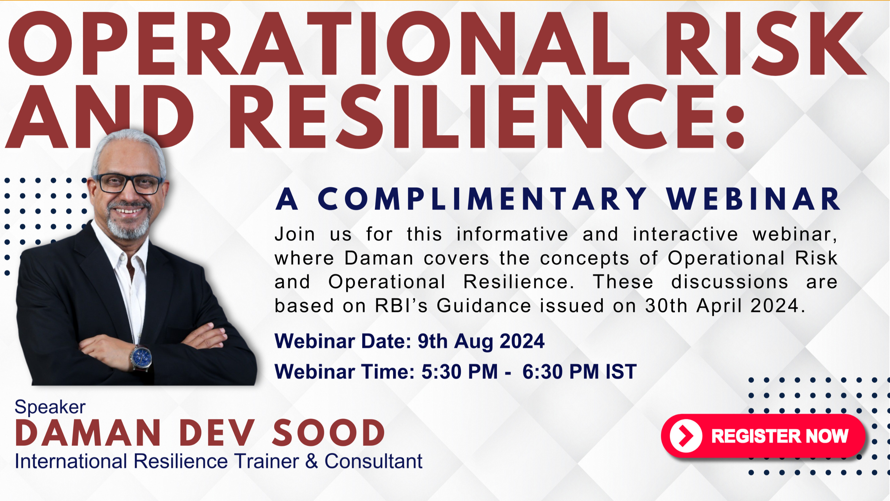 Operational Risk and Resilience: A Complimentary Webinar | Gorisco