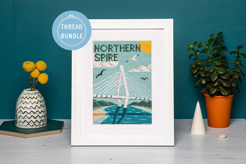 The Northern Spire Thread Bundle | TrouvailleStitchKits