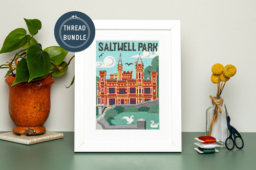 Swans Of Saltwell Thread Bundle | TrouvailleStitchKits