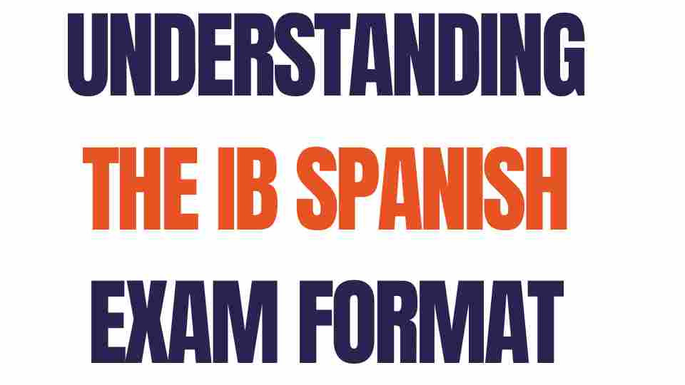 Understanding the IB Spanish Exam Format