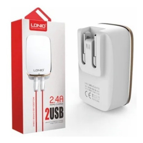 Cargador Ldnio 2 Puertos Usb + Cable Usb Android | America Store