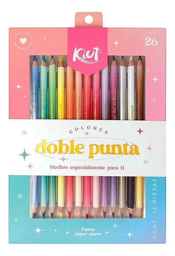 Set De Colores Kiut Doble Punta X 13 | America Store