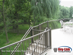 Vinyl & Aluminum Secondary Handrail | ADA Compliant Railing