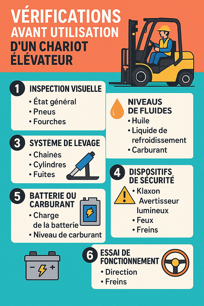 🛠️ Avant de démarrer : les vérifications indispensables sur un chariot ...