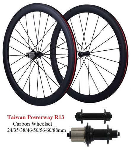 Road Carbon Wheelset Taiwan Powerway R13 ~Ready Stock~ 12 months ...