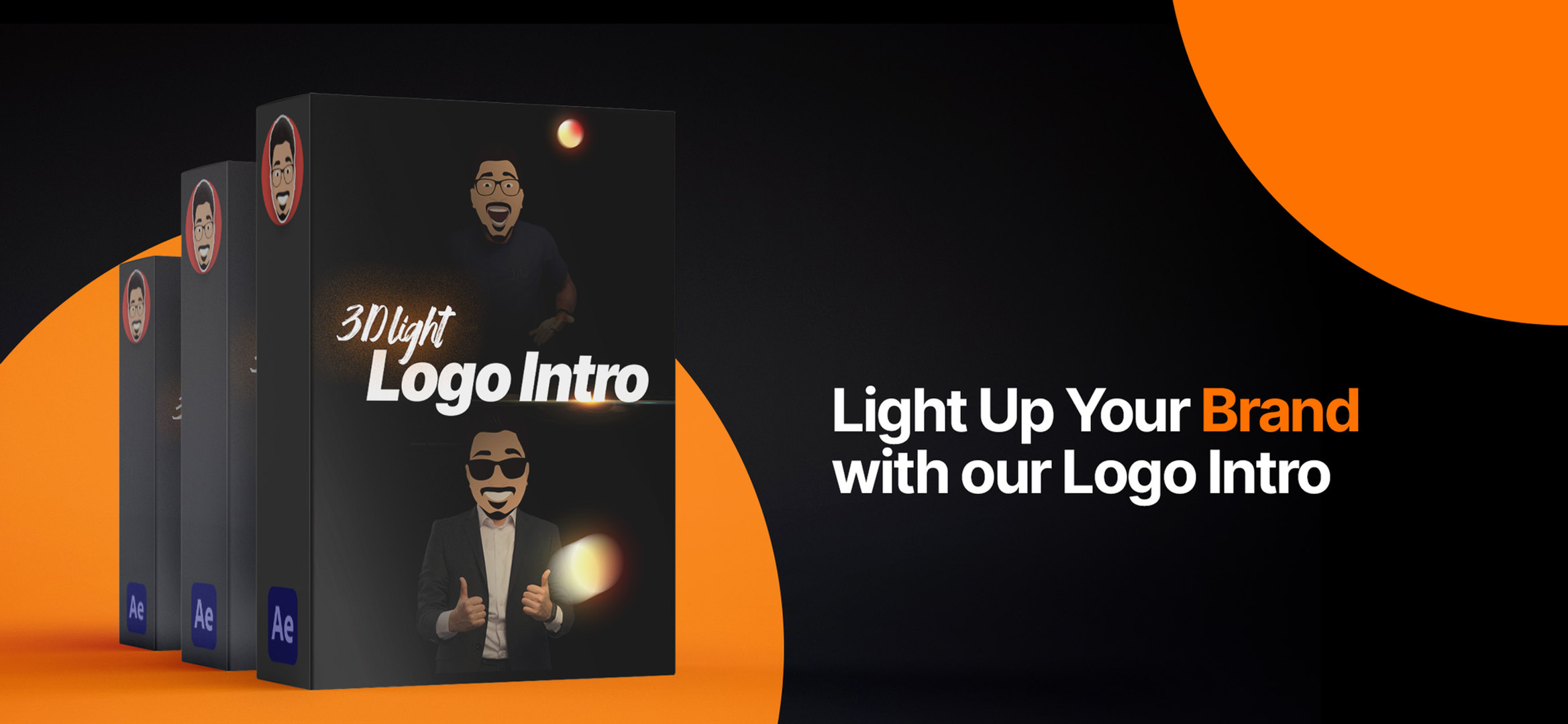 3D light logo intro | AB Animation Studios