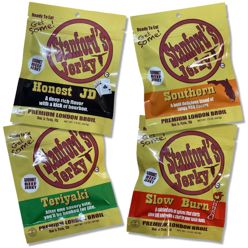 The Family Pack - 4 Bags | stanfordsjerky