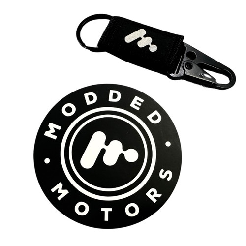 Modded Keychain + Sticker | Modded Wear