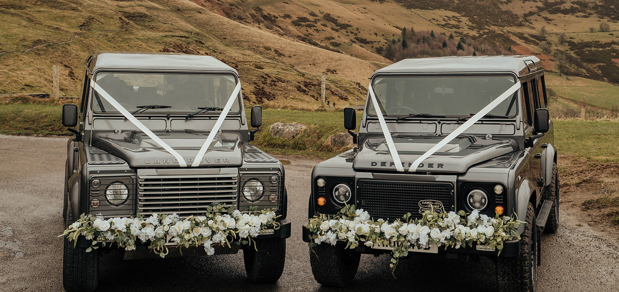 HOME | Land Rover Defender | Wedding Car Hire | Marsh Valley Defenders ...