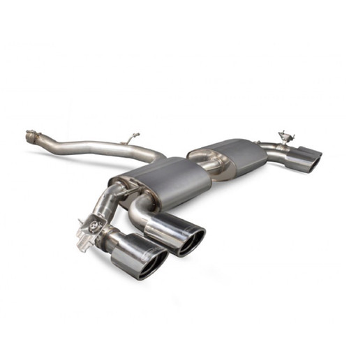 Audi TT S MK3 Coupe Scorpion Non-Resonated Cat-Back System (With Valves ...