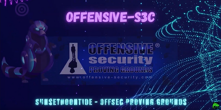 Offensive-S3c: SunsetNoonTide - OffSec Proving Ground