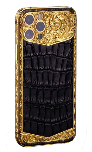 iPhone 15 Pro Gold Nobless Rococo | exclusive-iphone-GG