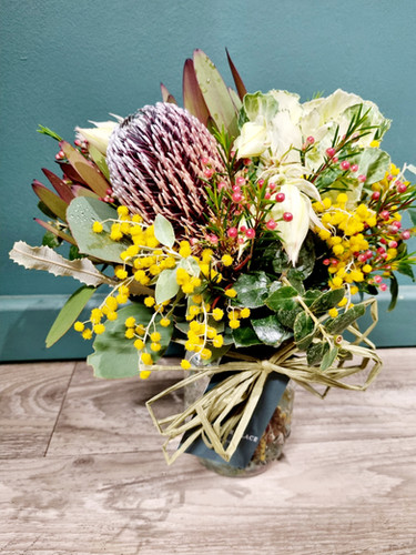 Native Posy in Mason Jar | The Flower Place