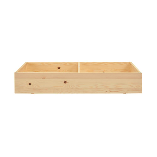 Wooden Pine Bed Frame Storage Box | MUJI Philippines