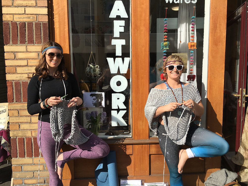 Yoga + Yarn: Stretching Tips