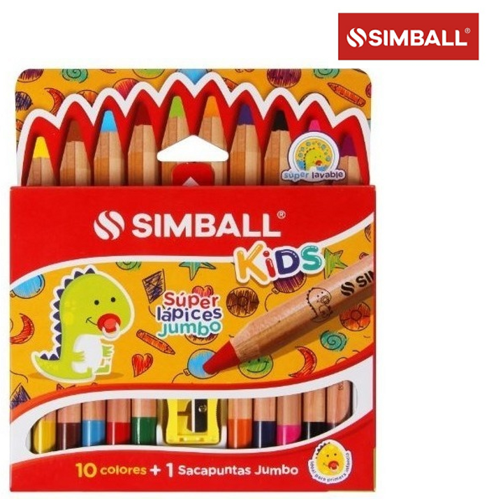 SUPER LAPICES JUMBO SIMBALL KIDS - SIMBALL