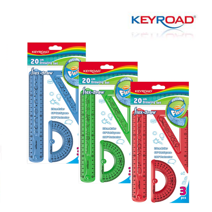 SET DE GEOMETRIA FLEXIBLE - KEYROAD