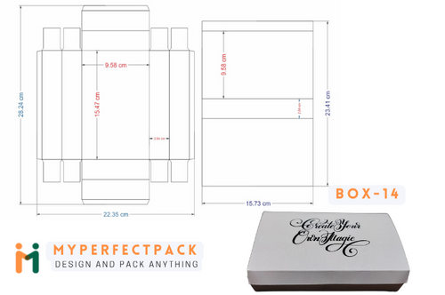 Ready to Use Box- Rectangle Shape ( two part) | Myperfectpack