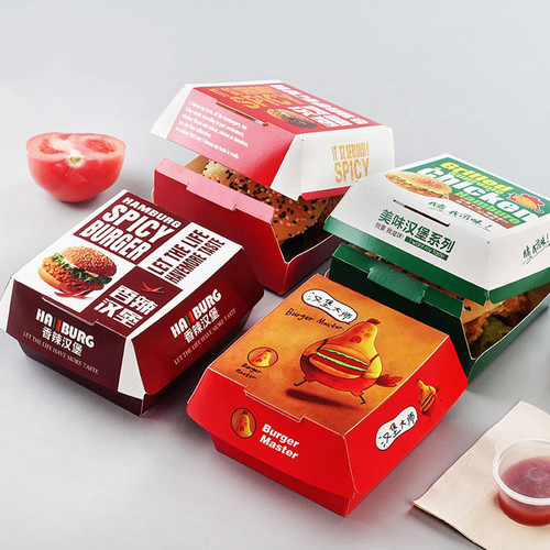 Burger Box ( Custom Shape) | Myperfectpack
