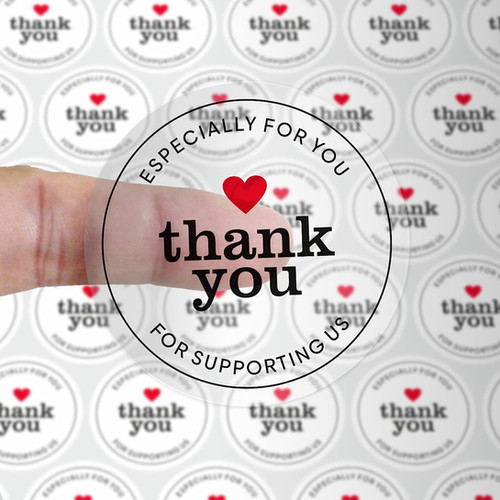 Custom Printed Transparent Labels - Sheet | Myperfectpack