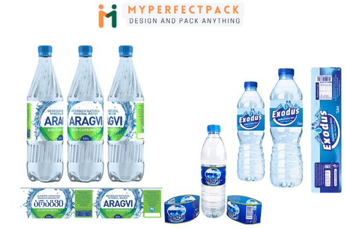 Water Bottle Wrapper -Non Adhesive - Wrapper - Glossy | Mpp studio