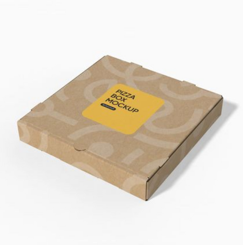 Square pizza box mockup | Ekennis India