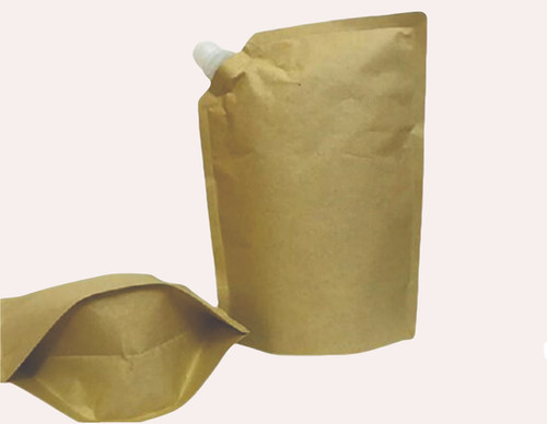 Brown Kraft Paper - Spout Pouch | Myperfectpack