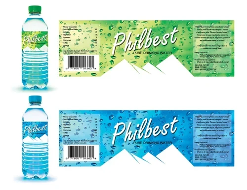 Water Bottle Labels Non Adhesive