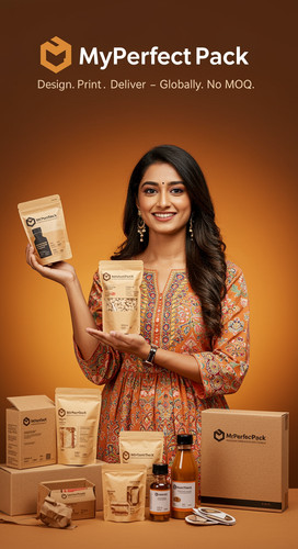 Brown Kraft Paper with One Side Transparent | Myperfectpack