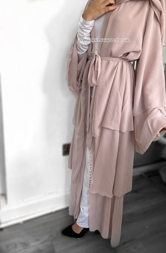 Naila Abaya- stone beige | Raysha.co