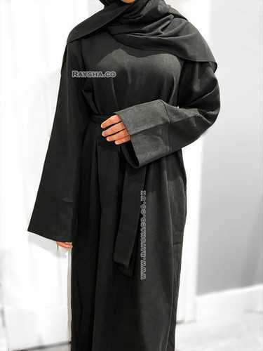 Zaina Abaya - black | Raysha.co