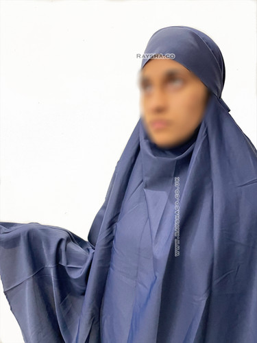 Navy khimar hijab | Raysha.co