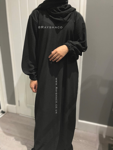 Iqra Abaya - black | Raysha.co