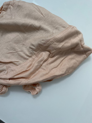 Satin Silk lined hijab hats- light nude | Raysha.co