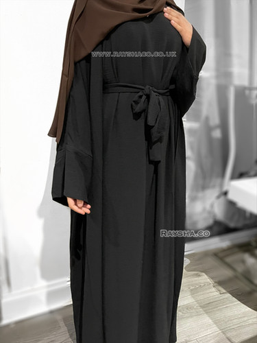 Eiliyah Abaya - Black | Raysha.co