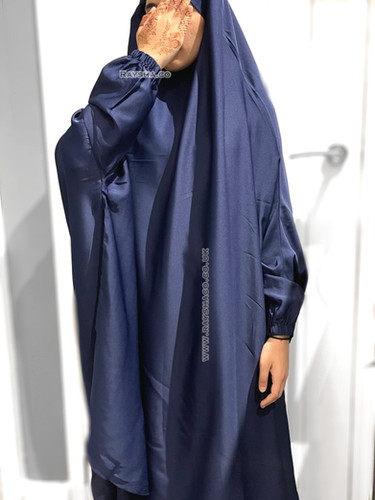 Tall&slim Hawa Jilbab -Navy | Raysha.co