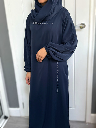 Amilah Abaya - Navy | Raysha.co