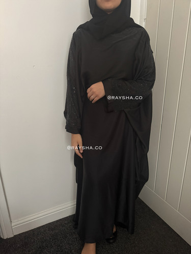 Petite Hafsa Abaya - black | Raysha.co