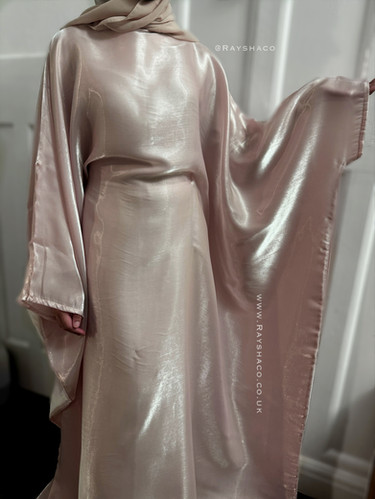 Emara Abaya -baby pink | Raysha.co
