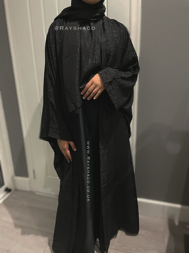 Hadiyah Abaya- Black | Raysha.co