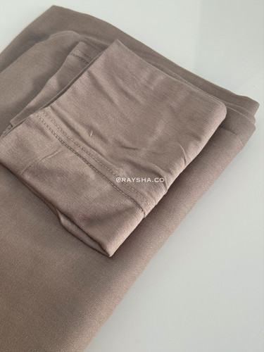 Modal latte with hijab hat | Raysha.co