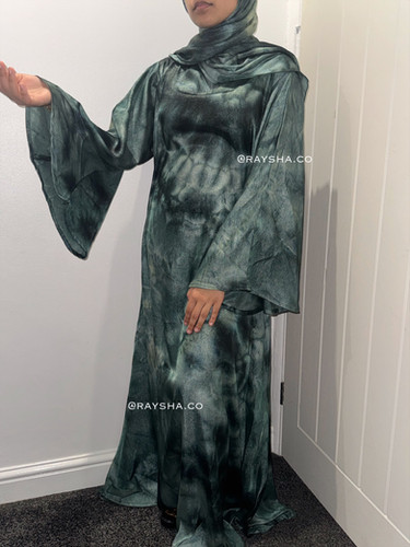 Yusra Dress - Emerald | Raysha.co