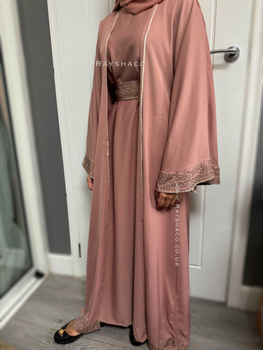 Taliah Abaya - Blush | Raysha.co